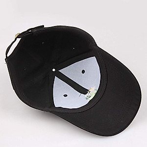 The Frog Dad Hat Baseball Cap Sipping Sips Drinking Tea Champion Adjustable Snapback Hip Hop Cotton Baseball Cap Black
