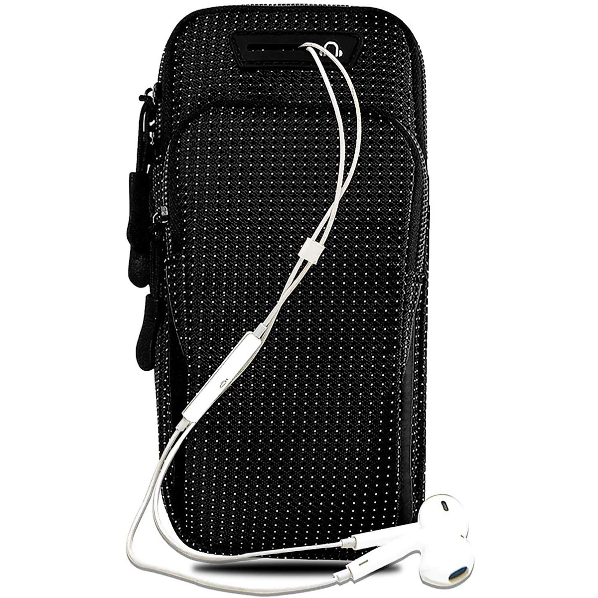 KAHEAUM Phone Holder for Running Armband Cell Phone Holder iPhone 15 14 13 12 11 Pro Max Xs SE Mini Xr X 8 7 6 Plus Galaxy S24 S23 S22 Note 20 10 Sleeve Key Pouch,Workout Arm Band Sports Exercise Gym