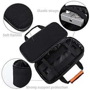 Mr.Power 15 x 5.7 inch Pedal Board Portable 0.75lb Super light Aluminium Alloy Effect Pedalboard With Carry Bag (Small Pedalboard with Bag)