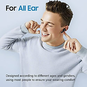 CALCINI True Wireless Earbuds Bluetooth 5.3 with Microphone, TWS Ear-buds In-ear Headphones with Charging Case,Waterproof Cordless Blue-tooth Earphones for Running,Sport,Workout,Android,iPhone,Samsung