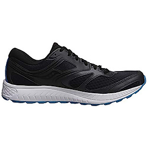 Saucony Men's Versafoam Cohesion 12 Road Running Shoe black/blue, 12 M US