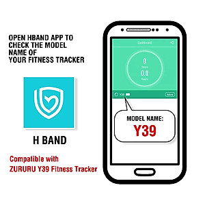 ZURURU Y39 Replacement Band Y39 Fitness Tracker