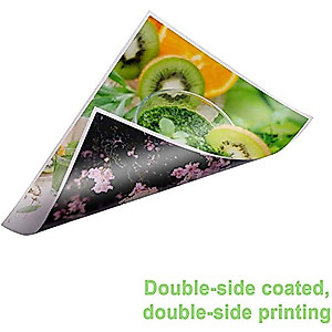 Koala Hot Thermal Laminating Pouches 3 mil 11.5x17.5 Inches and Double-Side Glossy Inkjet Photo Paper Total 155 Sheets