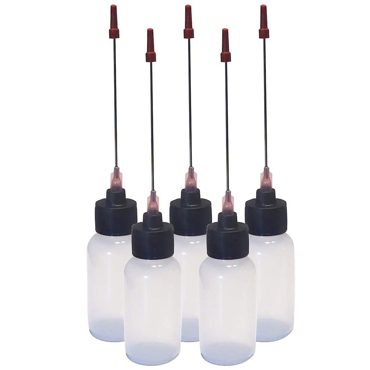 Liberty Oil Products 5-1 OZ bottles with extra long 3" stainless needle tip for All your Gun Oils …