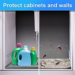 Under Sink Mats for Kitchen Waterproof | Under Sink Cabinet Mats and Protectors, 34" x 22" Silicone Under Sink Drip Tray ,Cabinet Mat Liner Protector for Kitchen Bathroom