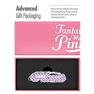 FantastiCAR 15 in 1 Multi-Tool, EDC Folding Pocket Knife with Premium Gift Box for Camping, Fishing, Hunting, Survival, or Outdoor (Purple)