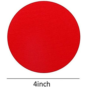30 Pieces Carpet Markers Floor Dots, 4 Inch Carpet Spots Circles Dots for Colorful Carpet Circles Floor Dots, Carpet Markers with Hook and Loop Adhesion, for Kids and Teachers(6 Colors)