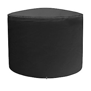 YIHAOBOX Fire Pit Cover for Solo Stove Cover Yukon 27 Inch,Yukon Solo Stove Cover,Solo Stove Yukon Cover,Heavy Duty Solo Stove Accessories,Solo Yukon Cover,Black, 29" D x 18"