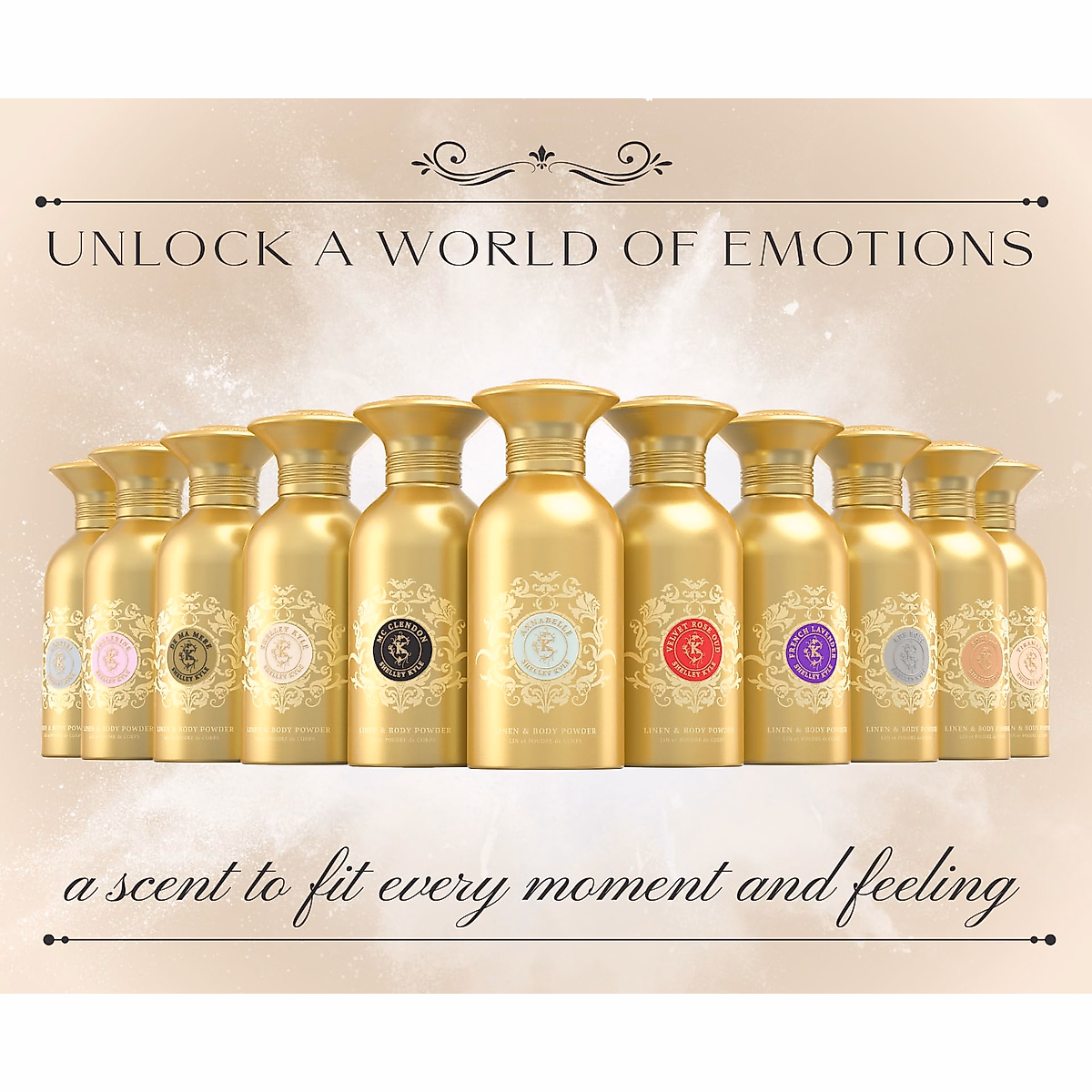 Talc-Free Body Powder for Women for Daily Use and After Bath - Annabelle 365 g (Puff not Included)