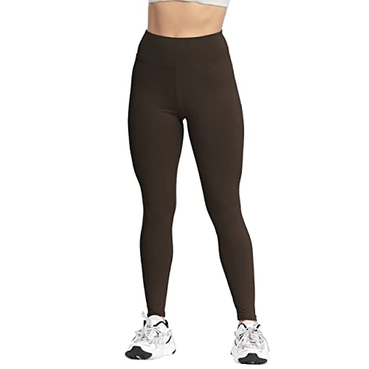 VALANDY Women's Leggings High Waisted Tummy Control Stretch Yoga Pants Workout Running Tights Leggings for Women Plus Size(7 Count)