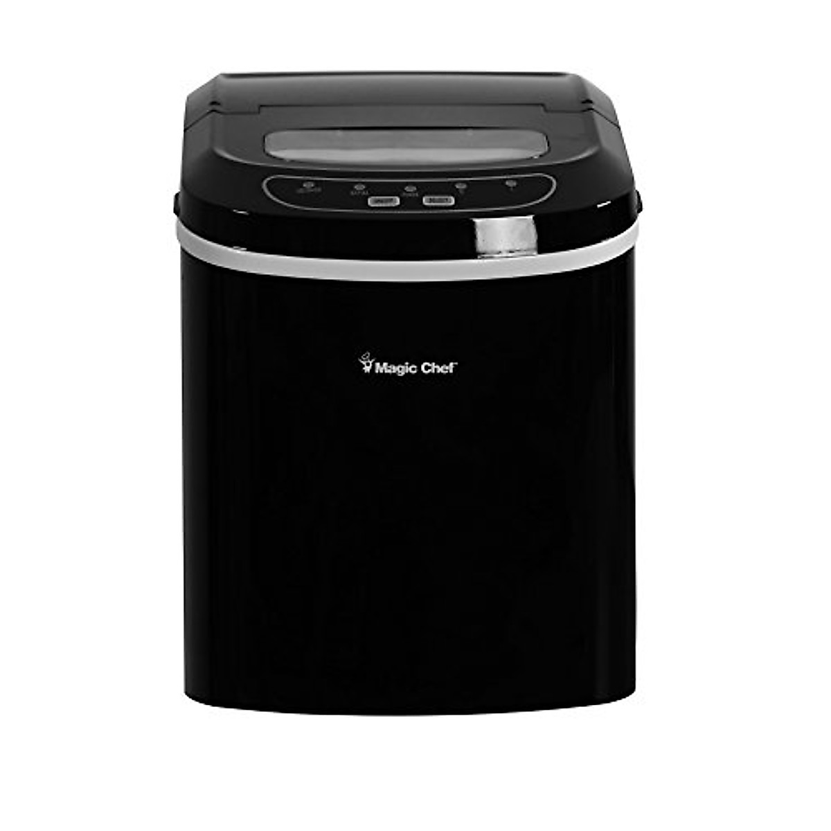 Magic Chef 27-Lb. Portable Black Countertop Ice Maker, 27 lb