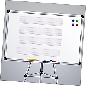 MAGICLULU 50pcs Small Dry Erase Board White Boards Homeschool Supplies White Boards for Magnetic Whiteboard Erasable White Boards Supplies Sentence Learning Strips Note A6