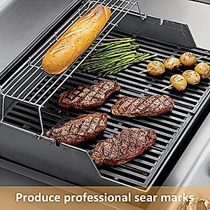 Adviace Grill Grates for Charbroil 463242716 Replacement Parts, Cooking Grate Grids for Charbroil 463242715 463276016 463240015 463242716 Grill Parts, Members Mark 720-0882D