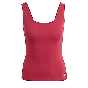 Adidas Women's Tank Top, Legacy Burgundy, XL