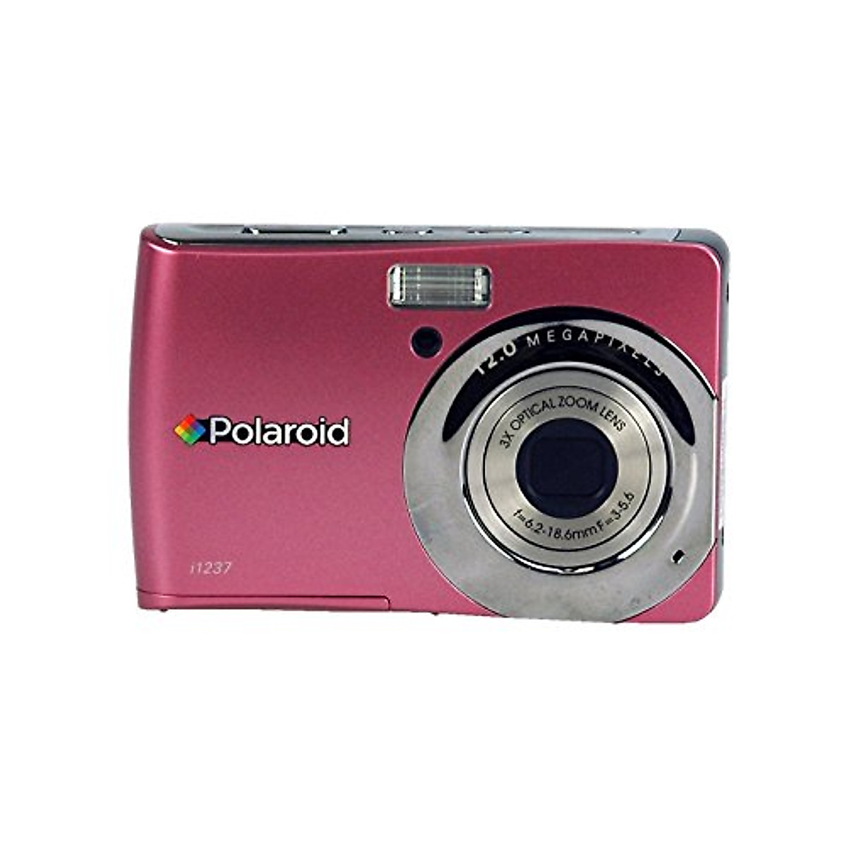 Polaroid CIA-1237PC 12 MP Digital Camera with 3X Optical Zoom, Pink (Refurbished)