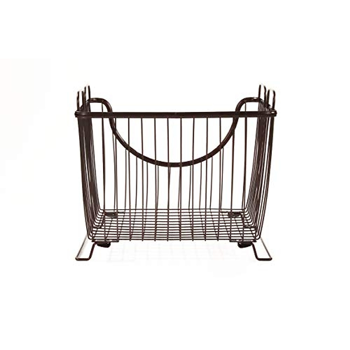 Spectrum Diversified Ashley Stackable Basket, Large, Bronze