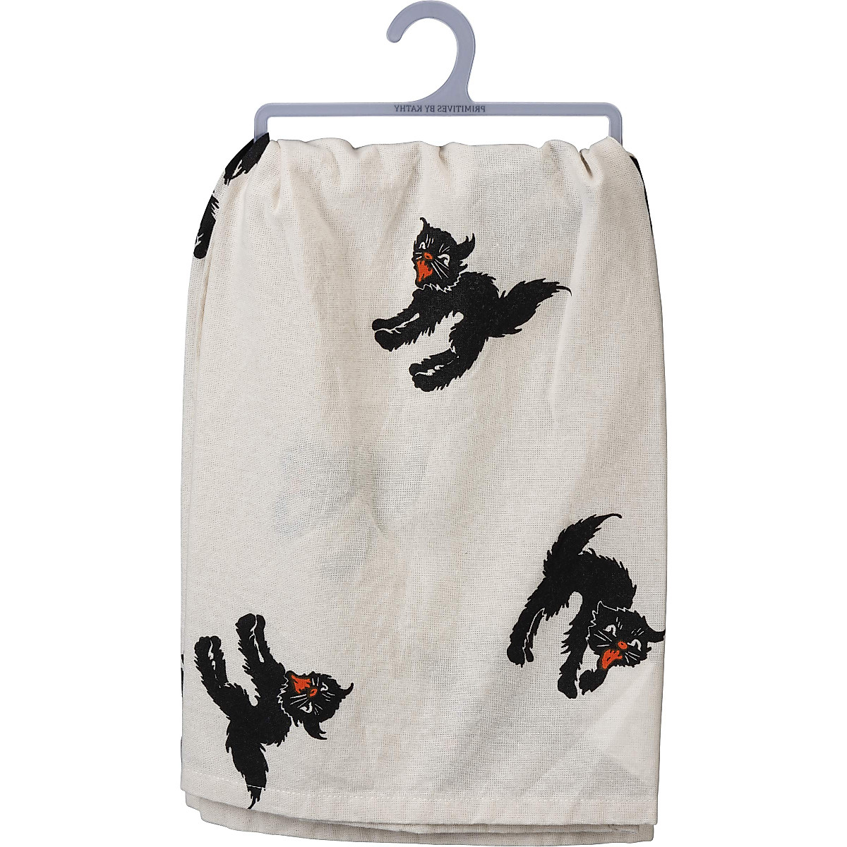 Primitives by Kathy Retro-Inspired Halloween Dish Towel, 28 x 28-Inch, Happy Halloween