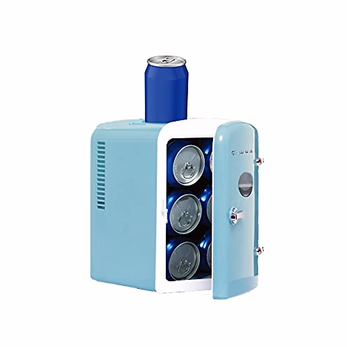 Frigidaire EFMIS171-BLUE Portable Fridge, standard, Blue,4L