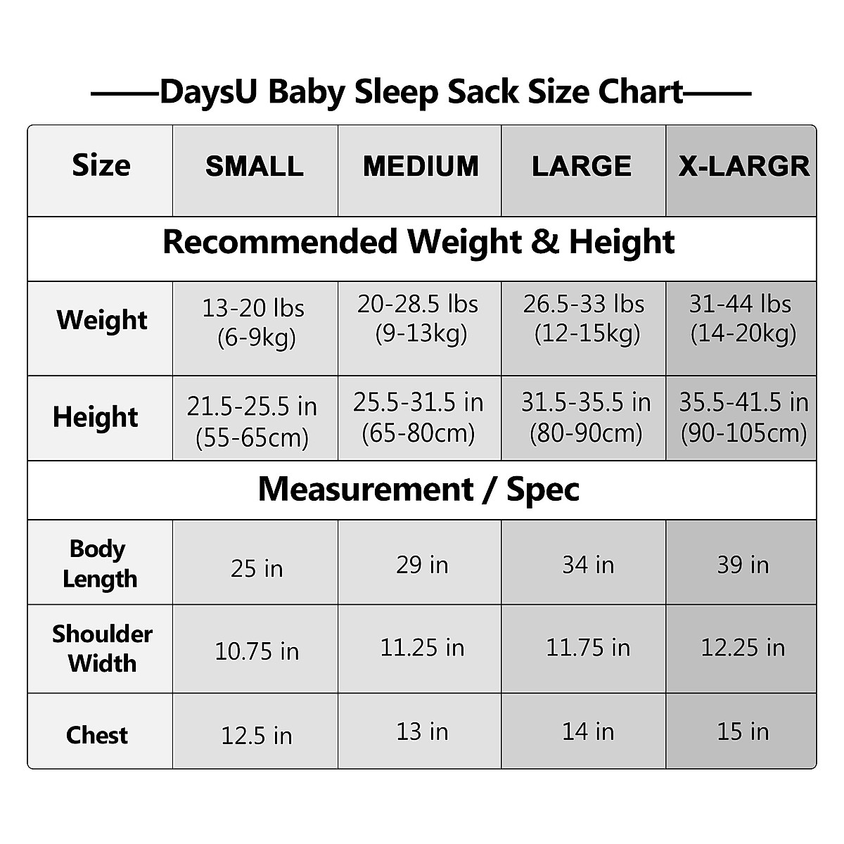 DaysU Baby Sleep Sack with Plush Dots 18-24 Months, 2.5 TOG Sleeveless Baby Wearable Blanket with 2-Way Zipper, Sleeping Bag for Toddler, Grey