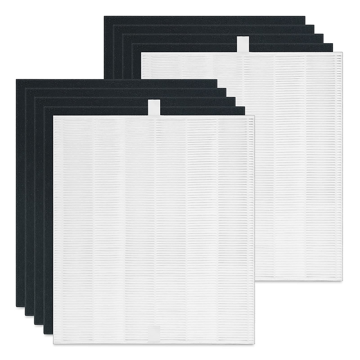 Housmile Replacement for Coway AP-1512HH Mighty Air Purifier Filter, Compatible with Coway AP-1512HH 3304899 AP1512HH AP1512 1512 1512HH (2 Premium HEPA Filters and 8 Carbon Pre-Filters)