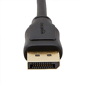 AmazonBasics Uni-Directional DisplayPort to HDMI Display Cable - 6 Feet & DisplayPort to DisplayPort HD Display Cable - 6 Feet