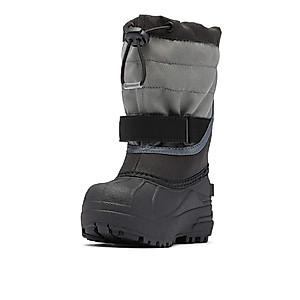Columbia girls Powderbug Plus Ii Snow Boot, Black/Hyper Blue, 3 Big Kid US