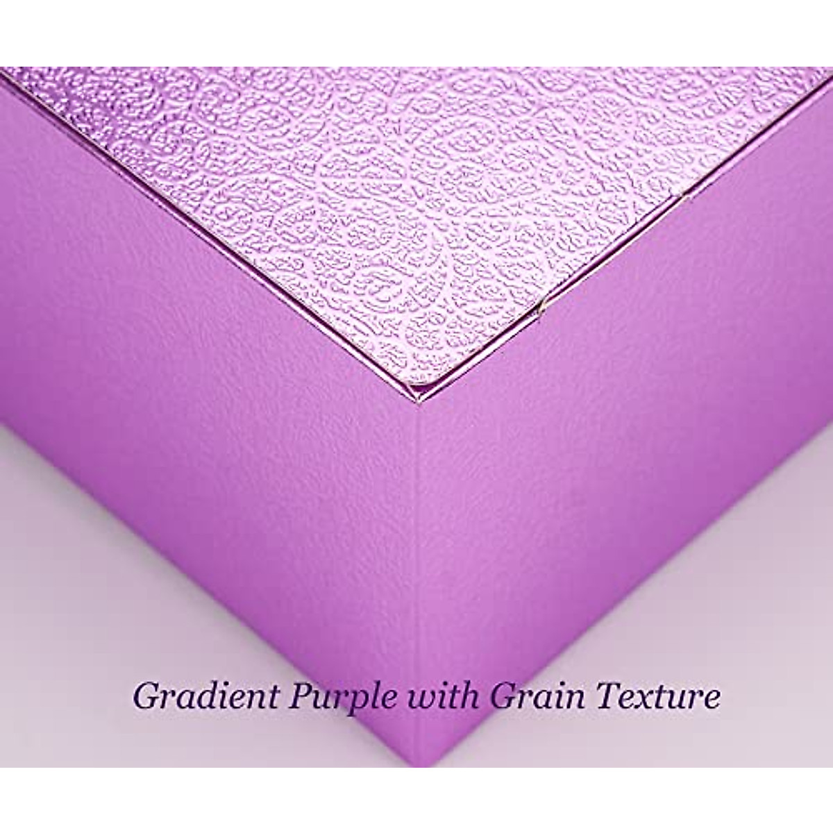 WholeMy Glossy Purple Gift Boxes 10 Pack 8x8x4 Inches, Holographic Gift Boxes with Lids, Gift Boxes for Presents, Bridesmaid Proposal Box - for Wedding, Birthday, Party, Crafting, Anniversary, Christmas