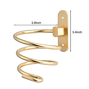 TAEFAR Hair Dryer Holder, Aluminum Hair Dryer Holder for Bathroom and Bedroom