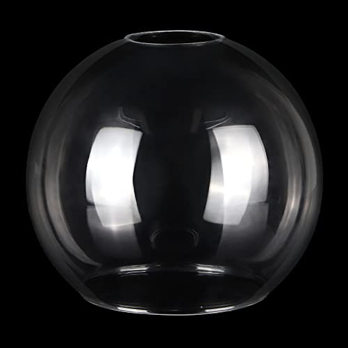 Skelang Clear Glass Shade, Globe Lampshade with 1.73" Fitter Opening, Fixture Replacement Globes for Pendant Light, Lamp, Wall Sconce