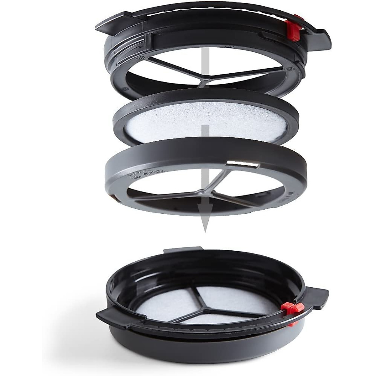 Sumex 12-Pack of Mr. Coffee Compatible Water Filter Discs - Universal Fit - Replacement Charcoal Water Filter Discs for Coffee Brewers