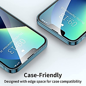 ImpactStrong Shatterproof Tempered Glass Screen Protector for iPhone 14 Plus/iPhone 13 Pro Max [Bubble Free] [9H Hardness] [Full Coverage] Case Friendly, 6.7 Inch (3-Pack)