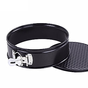 EKDSPW 3Pcs Steel Cake Mold Removable Bottom Round Heart Square Baking Molds Mooncake Cookie Mold Bakeware Baking Molds Kitchen Tools