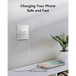 TUNNU 30W USB C Charger Mini GaN PD Fast Charging Block - PPS 33W Wall Power Adapter for Type C Smartphone Tablet - Compatible with Apple iPhone 13/12/Pro iPad Samsung Google Pixel MacBook Air