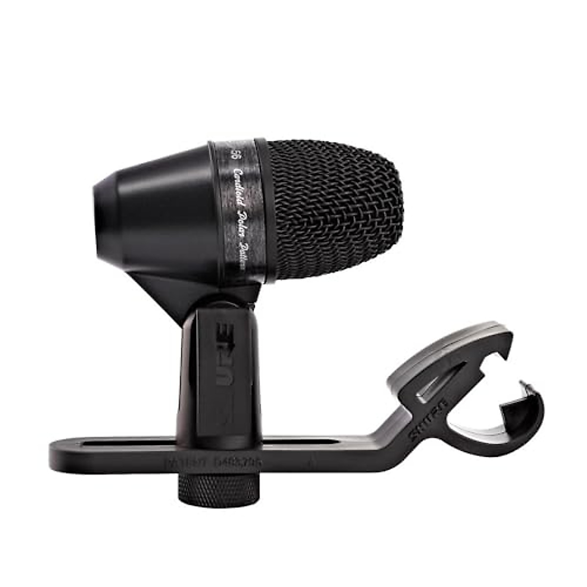 Shure PGA56 Dynamic Microphone - with Cardioid Pick-up Pattern, Swivel-Mount Dynamic Snare/Tom Microphone with AP56DM Drum Mount (PGA56-XLR)