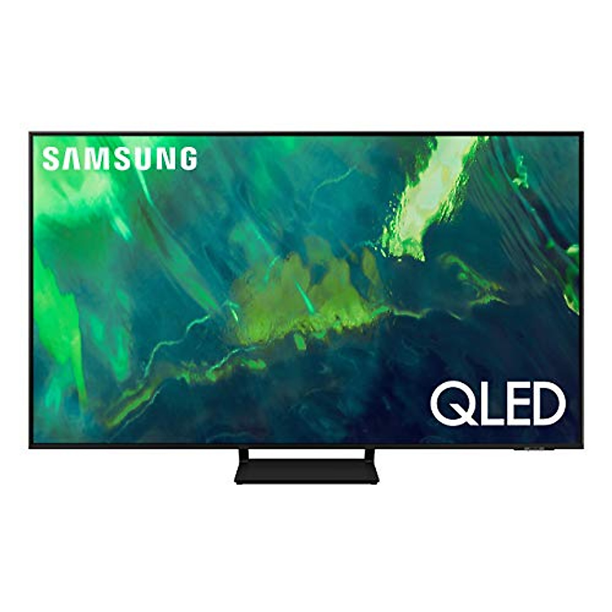 SAMSUNG QN65Q70AA 65" Class UHD High Dynamic Range QLED 4K Smart TV with an Austere 3S-4KHD2-2.5M III Series 4K HDMI Cable 2.5m (2021)
