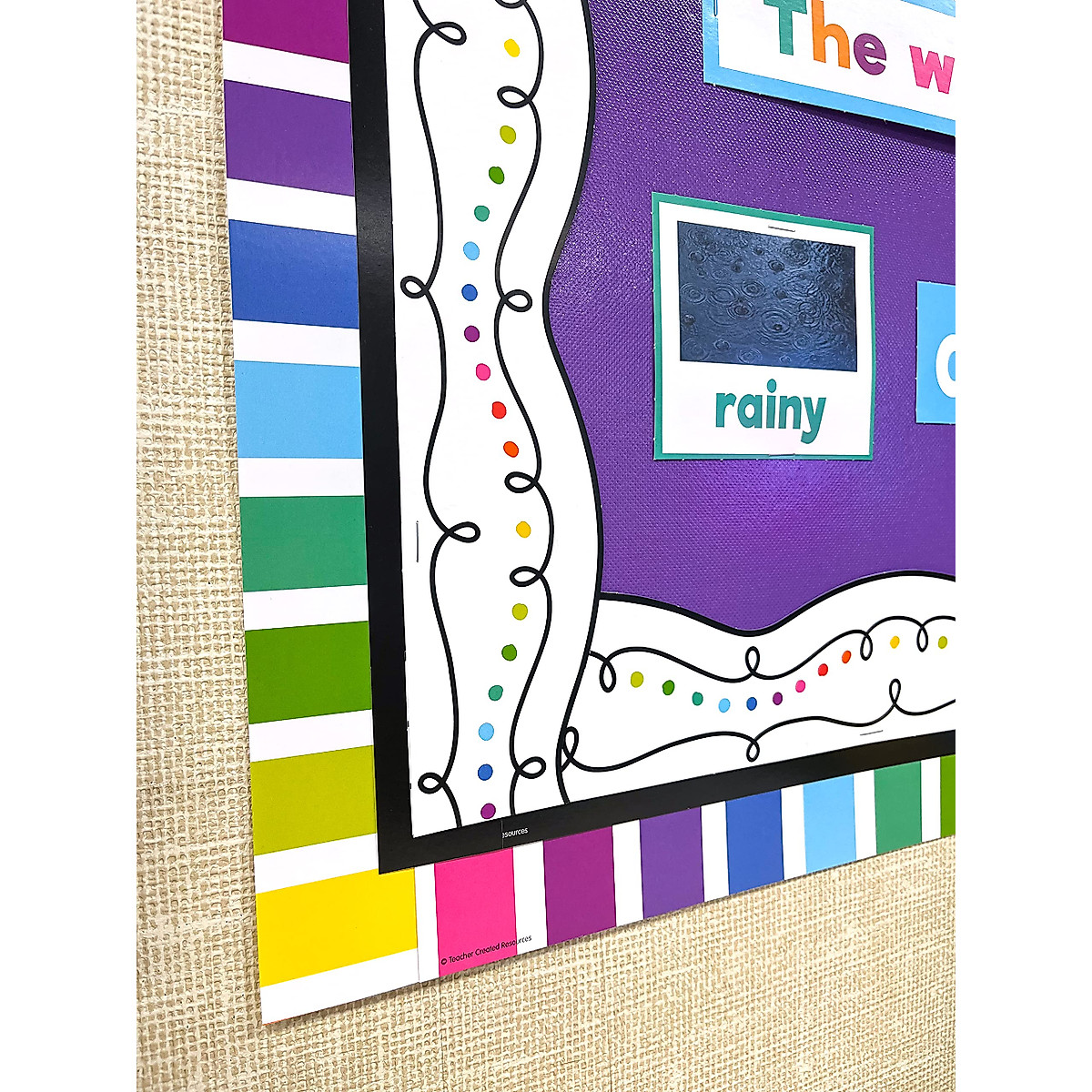 Colorful Stripes Straight Border Trim