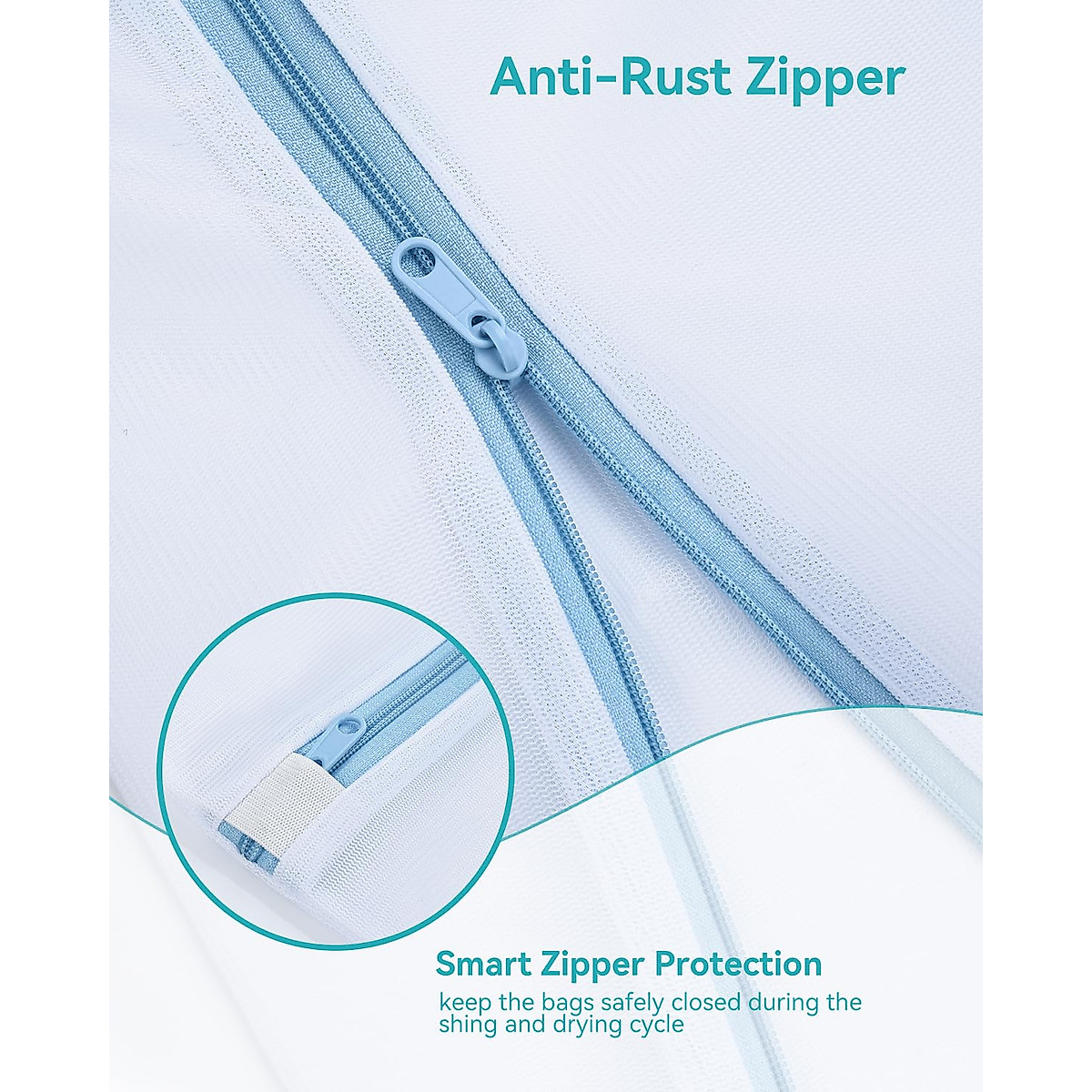 OTraki 9 PCS Mesh Laundry Bags for Delicates 4 Sizes Laundry Bags Mesh Wash Bags with Zipper Clothing Washing Bags Reusable Travel Storage Organize Bag for Clothes Underwear Bra Lingerie Socks Toy