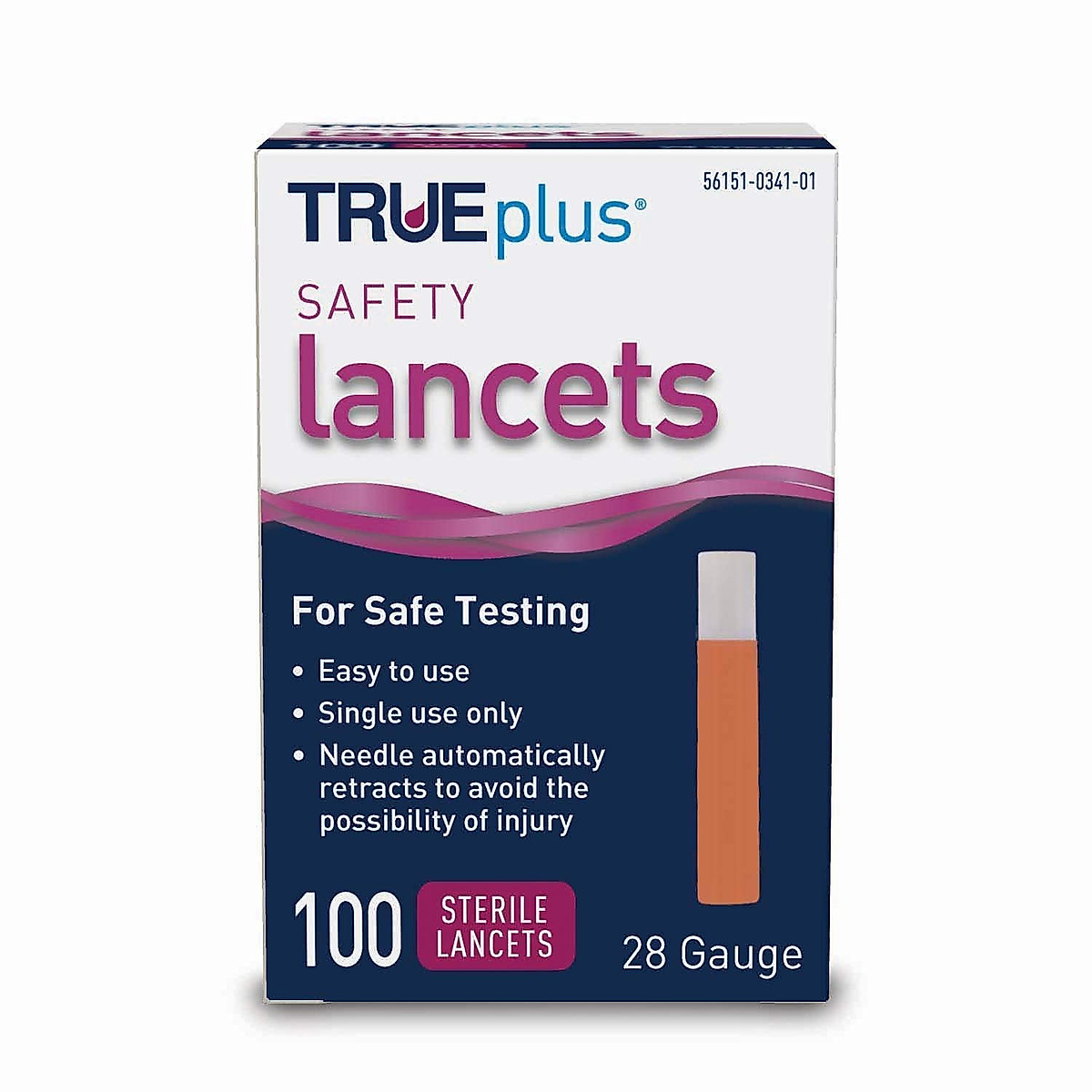1x 100ct TRUE METRIX Test Strips + 1x 100ct TRUEplus 28g Safety Lancets