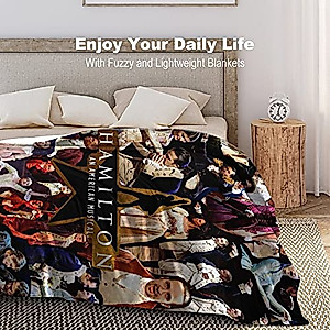Blanket Musicals Throw Blanket Ultra Soft Blankets Warm Lightweight Flannel Blanket for Bedding Sofa and Travel All Season 50"X40"