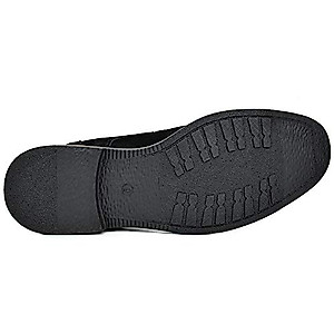 Bruno Marc Men's Black Casual Suede Leather Chukka Dress Boots Lace Up Desert Boots Size 10.5 M US URBAN-01