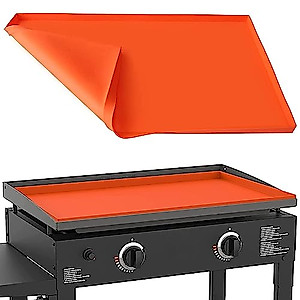 28" Silicone Griddle Mat for Blackstone 28 inch Griddle(Not fit 28XL/Pro), Heavy-Duty Food Grade Silicone Grill Buddy Mat Blackstone Griddle Top Cover Accessories Keep Flat Top Clean Critter-Rust Free