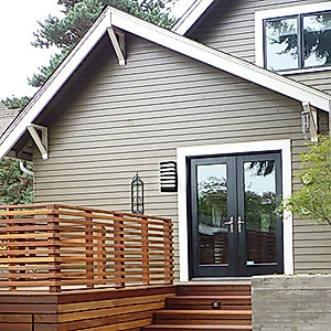 LemonBest Wall Sconce Modern Porch Light Garden Wall Lamp, Indoor Outdoor Use 15 Watts LED Wall Light Fixture for Corridor Garage Cafe Villas Hotel Lighting (Cool White)