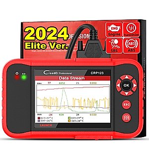 LAUNCH CRP123 OBD2 Scanner, Engine/ABS/SRS/Transmission Code Reader Car Diagnostic Scan Tool, Full OBDII Modes Automotive Scanner, Live Data Stream Graph, Lifetime Free Update