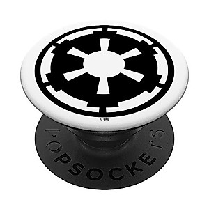 Star Wars Empire Black And White Logo PopSockets PopGrip: Swappable Grip for Phones & Tablets