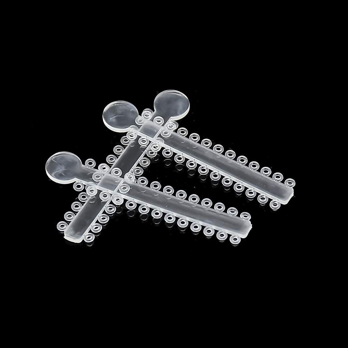 Angzhili Transparent Dental Orthodontic Ligature Ties for Braces Rubber Bands Braces O Rings for Bracket 1040 Pcs