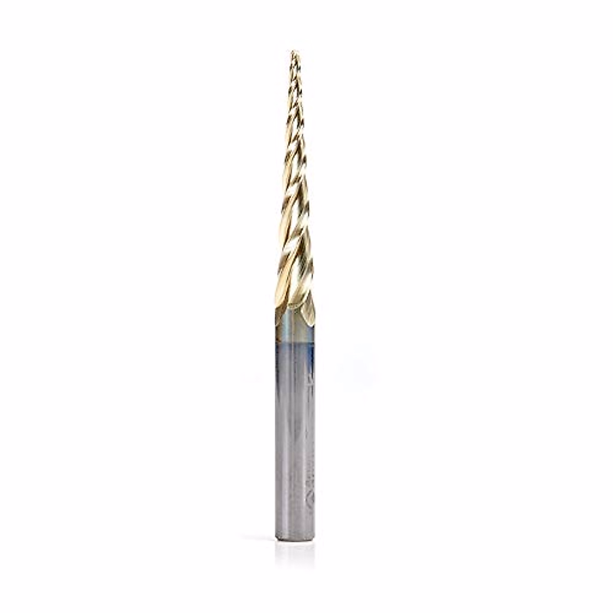 Amana Tool - 46281 CNC 2D & 3D Carving 3.6 Deg Tapered Angle Ball Tip 1/16 Dia x 1/32 Ra