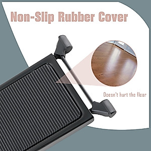 EASTROCK Guitar Foot Stool Height Adjustable Folding Guitar Foot Rest Made of Solid Iron Guitar Foot Stand for Classical Guitar