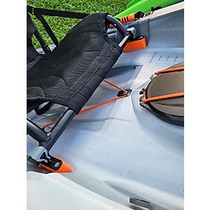 Zephyr's Market Kayak Seat Risers Compatible with Lifetime Tamarack Pro, Kenai Pro, and Teton Angler Kayaks (Black)