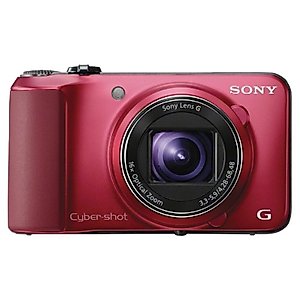 Sony Cyber-shot DSC-HX10V 18.2 MP Exmor R CMOS Digital Camera with 16x Optical Zoom and 3.0-inch LCD (Red) (2012 Model)