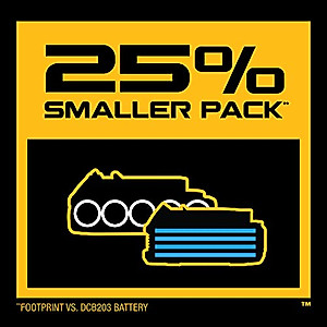 DEWALT 20V MAX* POWERSTACK™ Compact Battery, 2 Pack (DCBP034-2)